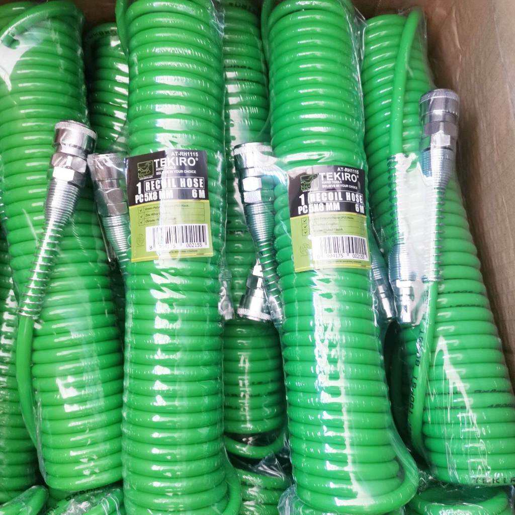 Jual TEKIRO - Selang Kompresor Angin Recoil Hose 6m 9m 12mtr 15meter ...