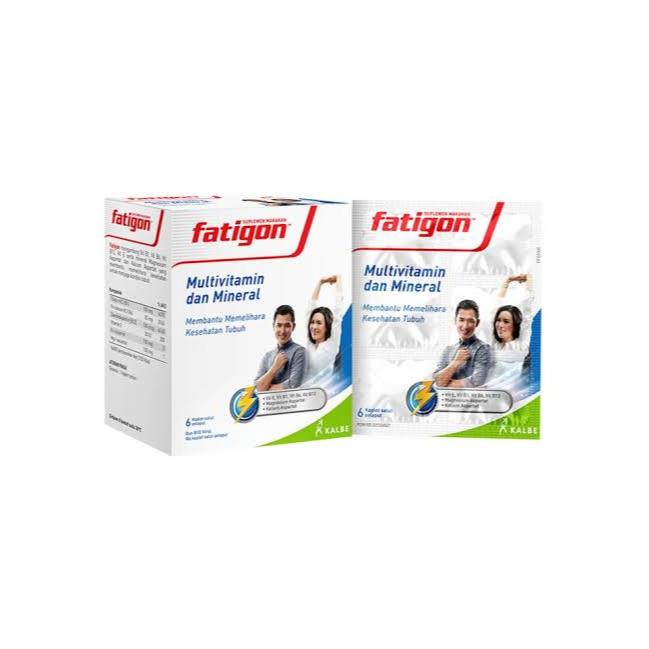 Jual FATIGON MULTIVITAMIN DAN MINERAL 6 KAPLET | Shopee Indonesia