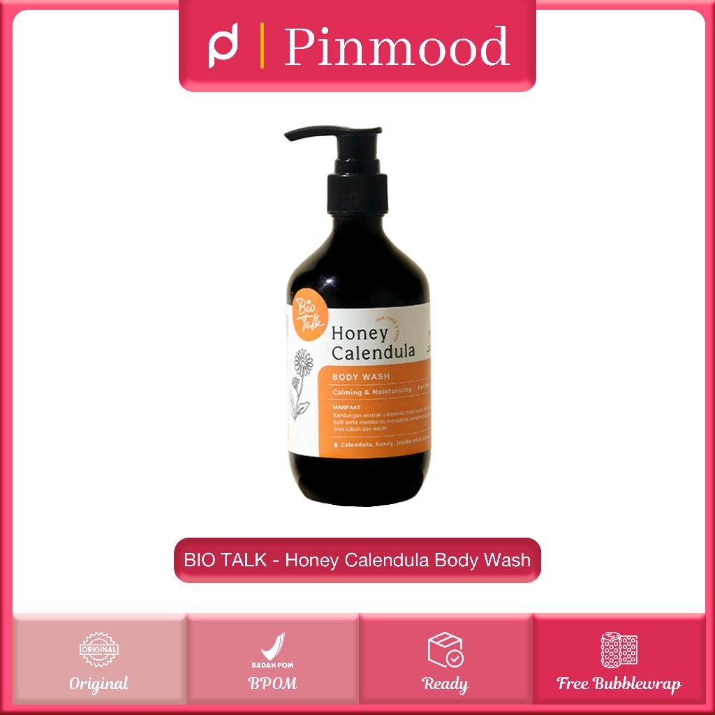 Jual BIOTALK - HONEY CALENDULA BODY WASH ( 300 ml ) - Sabun Badan Wangi ...