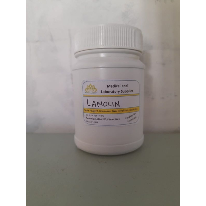 Jual LANOLIN TEKNIS GRADE _250gram - 500 gram Kemasan Botol HDPE mulut ...