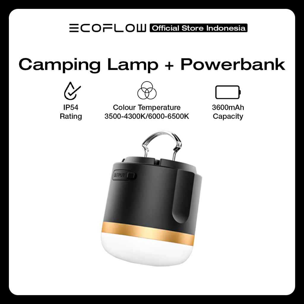 Jual EcoFlow Waterproof Multi-Functional Magnetic Camping Light ...