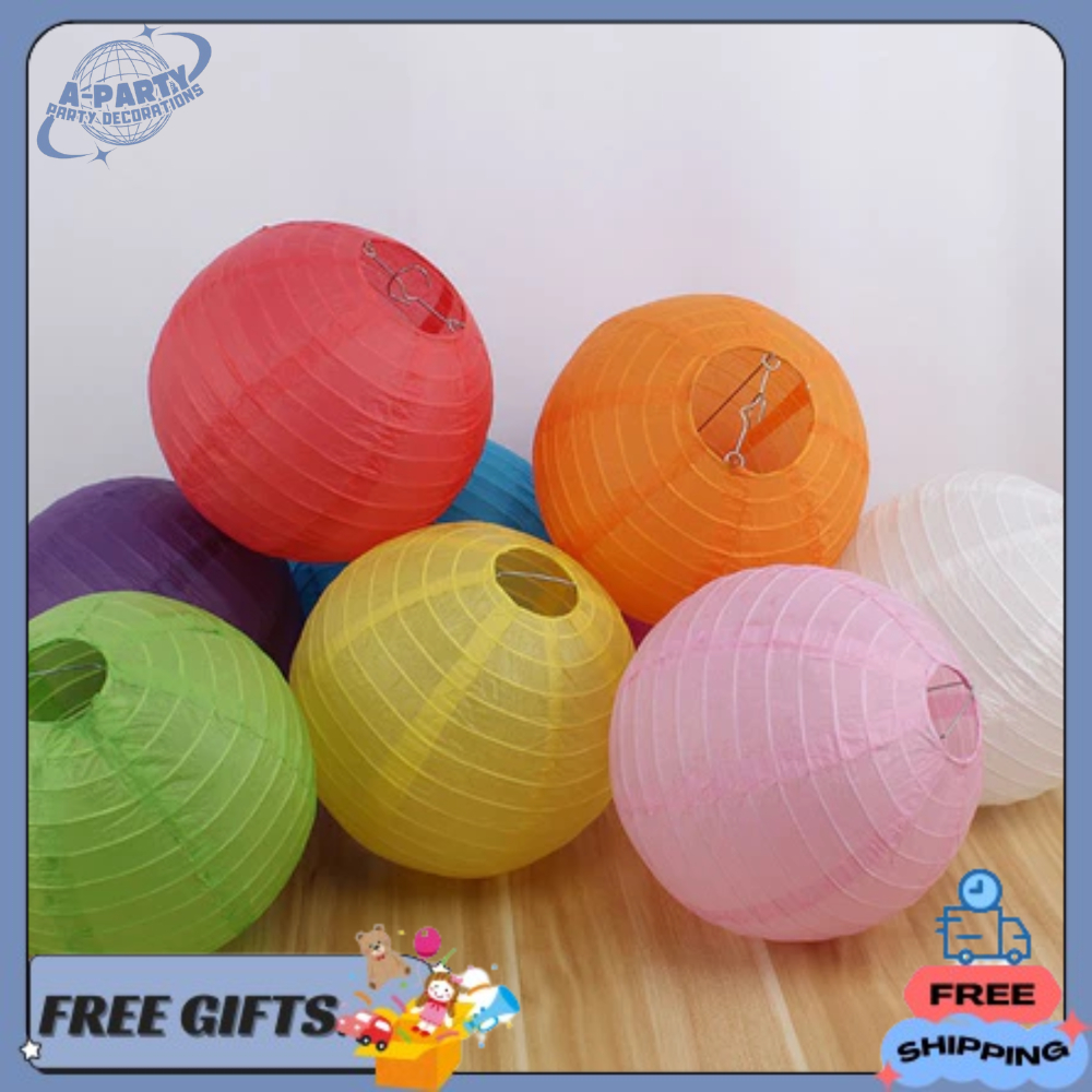 Jual Lampion Balon Gantung Random Lantern Kertas Merah Putih | Shopee ...