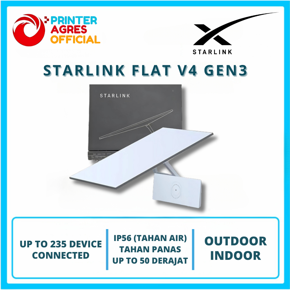 Jual STARLINK V4 Gen 3 Anthena Satelite Kit Antena Wi-Fi 6 Router ...