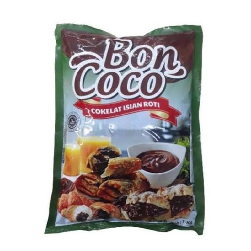 Jual Bon Coco Cokelat Isian Roti 1kg / bon coco filling coklat | Shopee ...