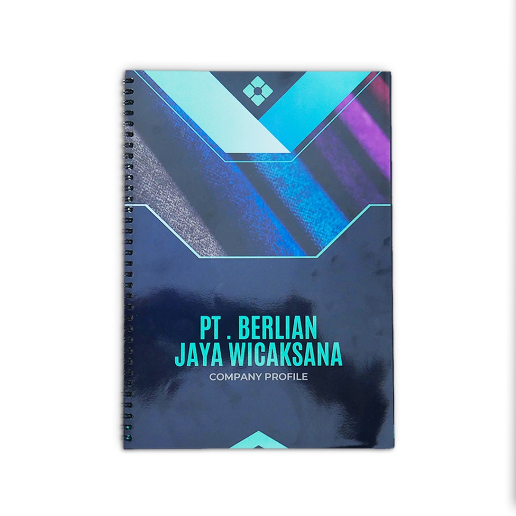Jual Cetak buku A5 bahan isi HVS full colors binding spiral hard cover ...