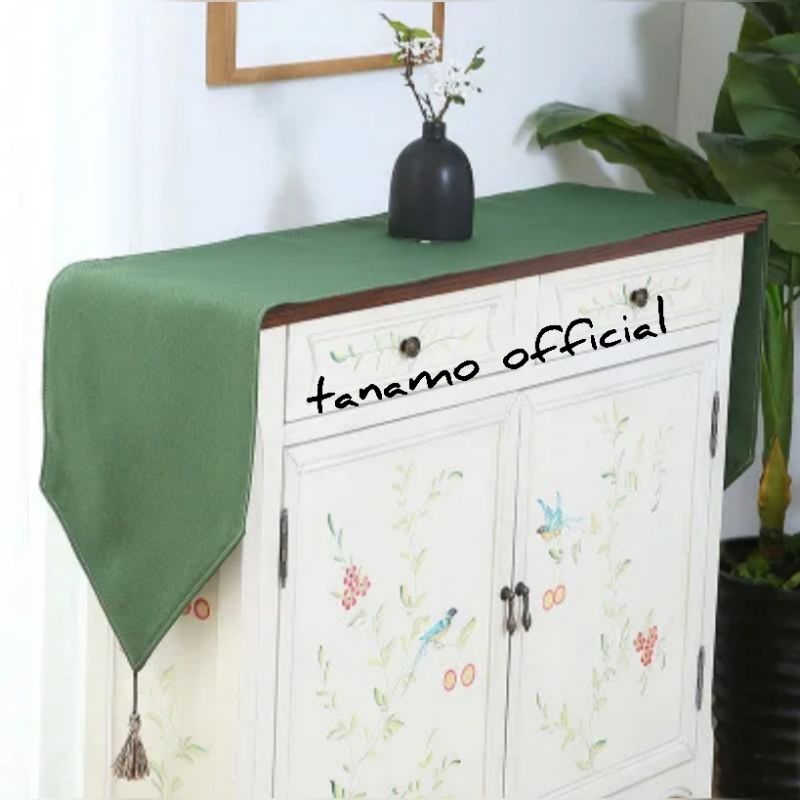Jual table runner atau taplak meja polos bahan suede premium bisa ...