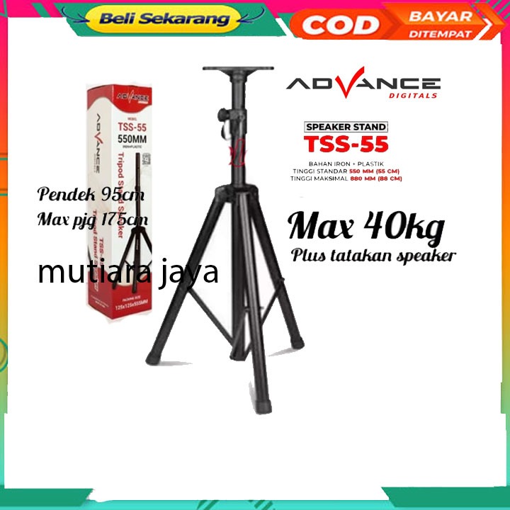 Jual Stand Speaker Aktif Pasif Portable Dudukan Speaker promo new ...