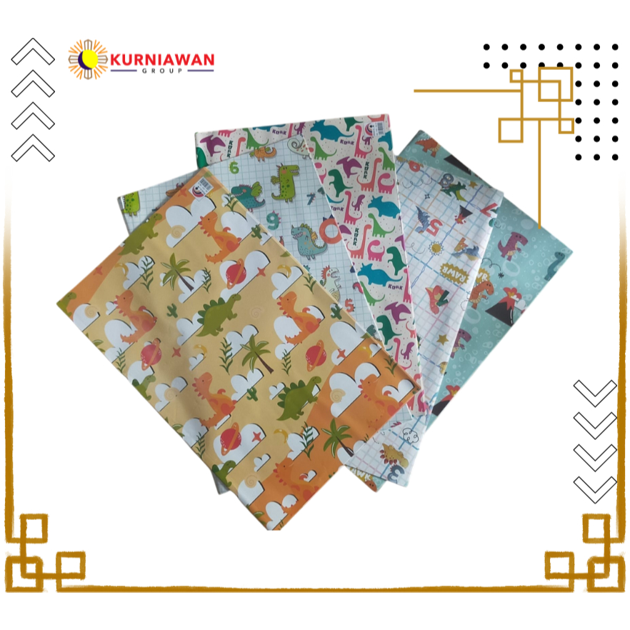 Jual Kertas Kado Motif Batik 50 Lembar 5 Motif Campur 1 Tema / Bungkus ...