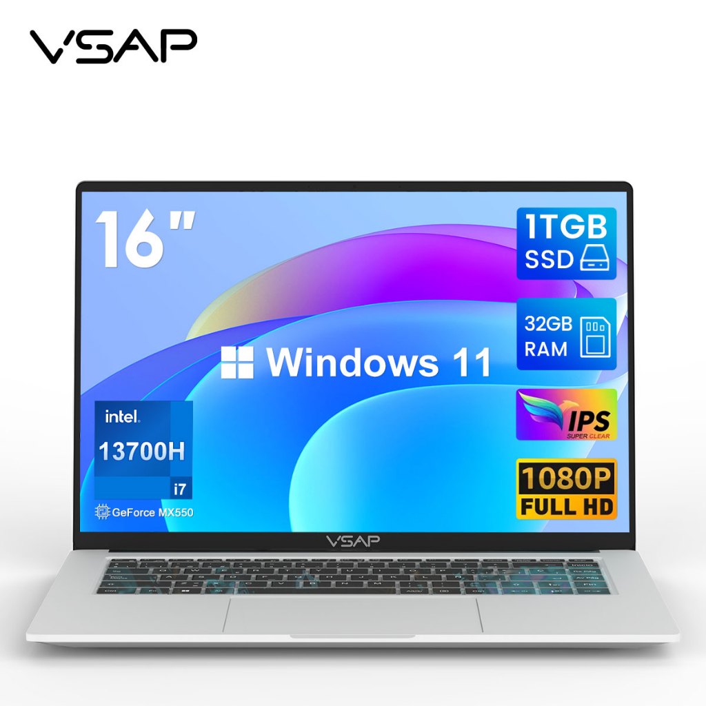 Jual VSAP Laptop I7 13700H MX550 Notebook 32GB RAM 1TB SSD 16 Inch | Shopee Indonesia
