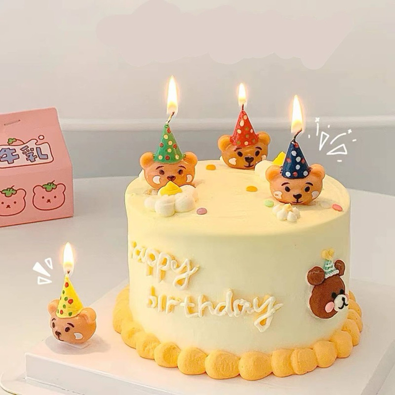 Jual 4pcs/pack Lilin Ulang Tahun Birthday Party Candles Ultah Motif ...