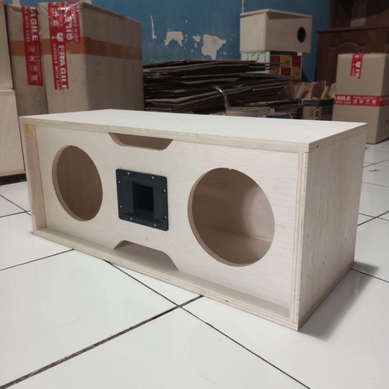 Jual Box speaker 6 inch double dan tweeter audax | Shopee Indonesia