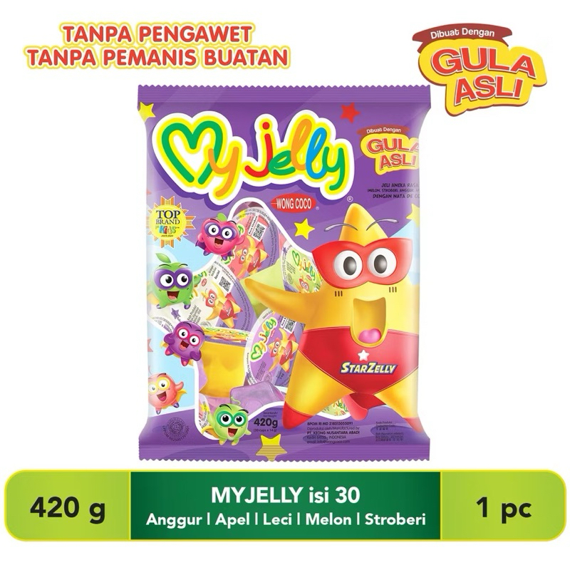Jual MyJelly 30 pcs | Cemilan Anak Jelly | Gula Asli | Shopee Indonesia