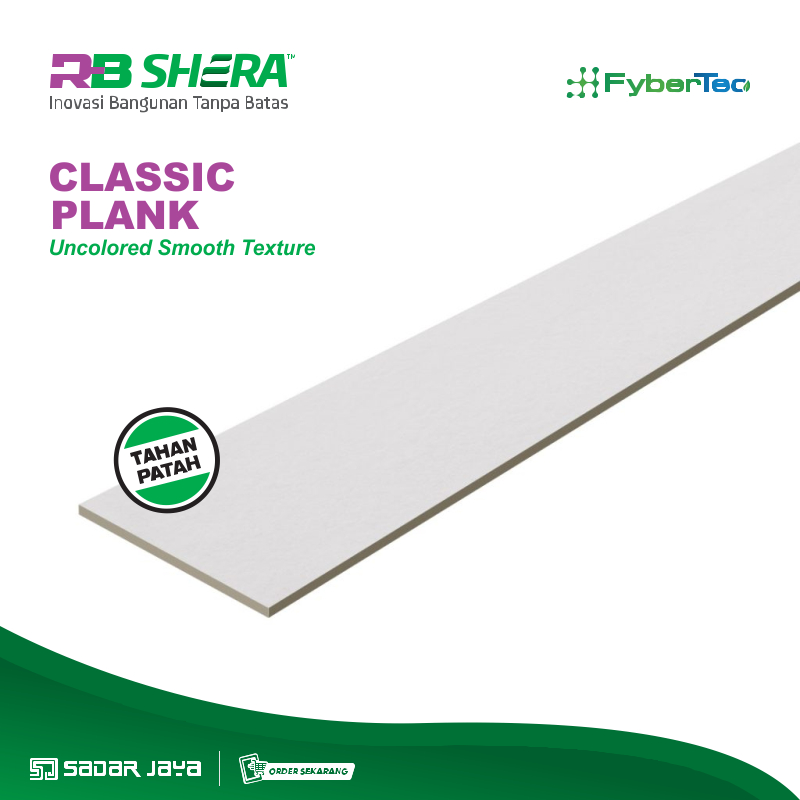 Jual RB SHERA Classic Plank Uncolored Smooth Texture Plank Polos ...