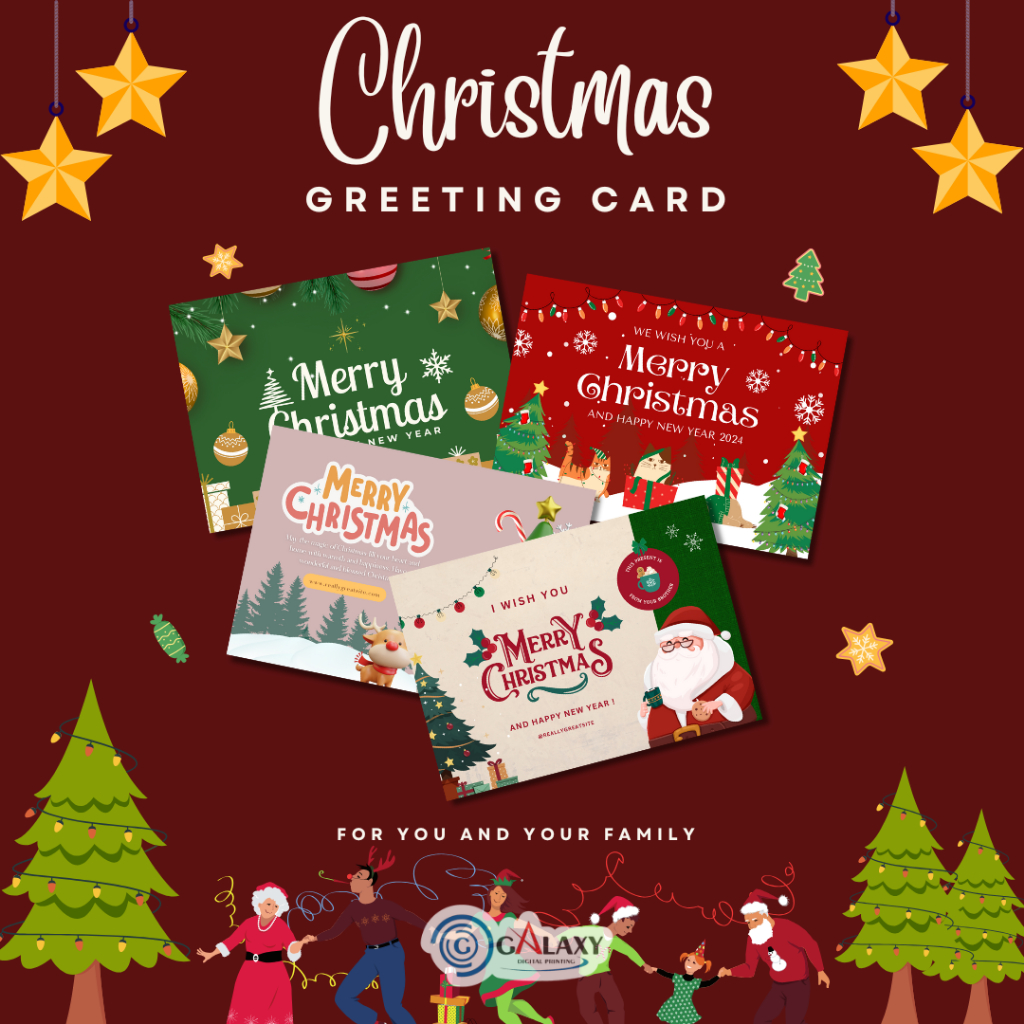 Jual Cetak Kartu Ucapan Greeting Card Natal | Shopee Indonesia