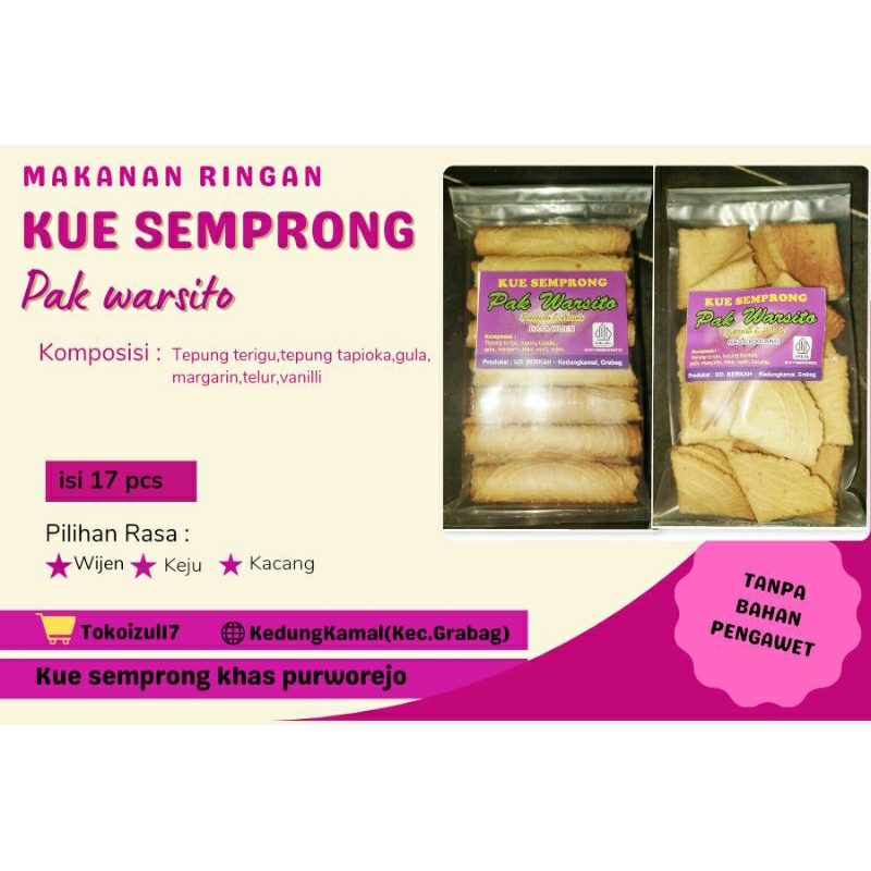 Jual Kue Semprong Pak Warsito | Shopee Indonesia