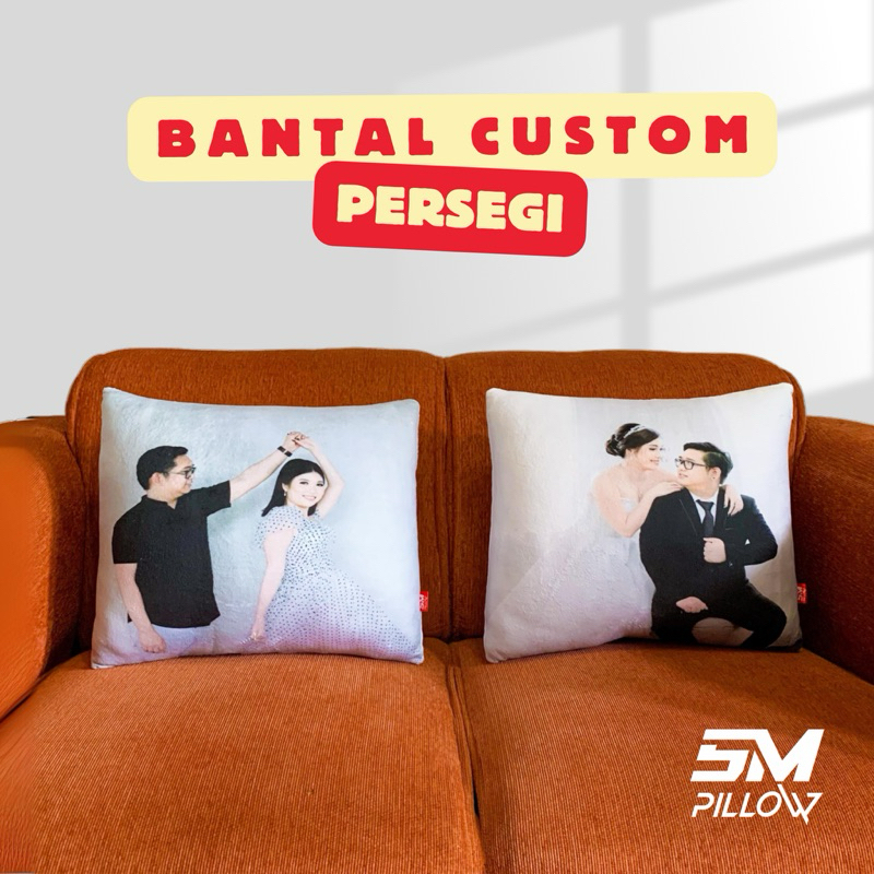 Jual SM Pillow Bantal Custom Persegi 60x60cm | Shopee Indonesia
