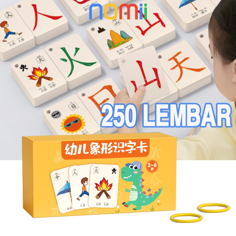 Jual Flashcard Chinese/ Flash Card Mandarin Bergambar 250kata Chinese ...