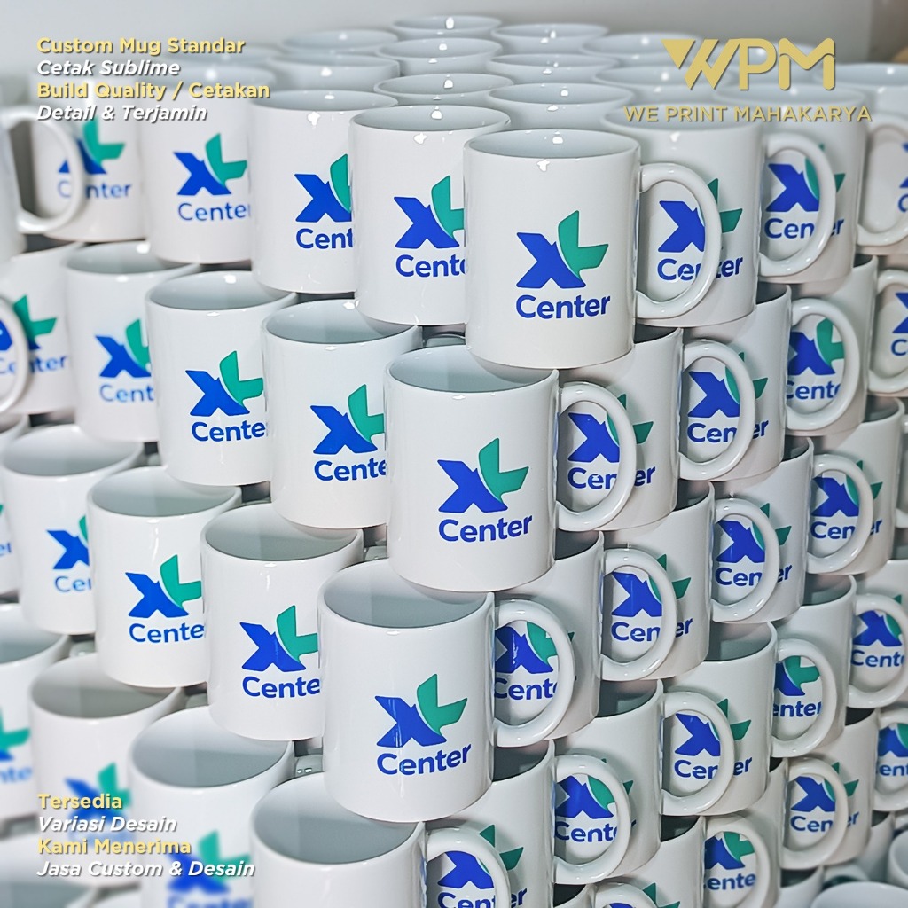 Jual custom mug / souvenir mug / cetak mug | Shopee Indonesia
