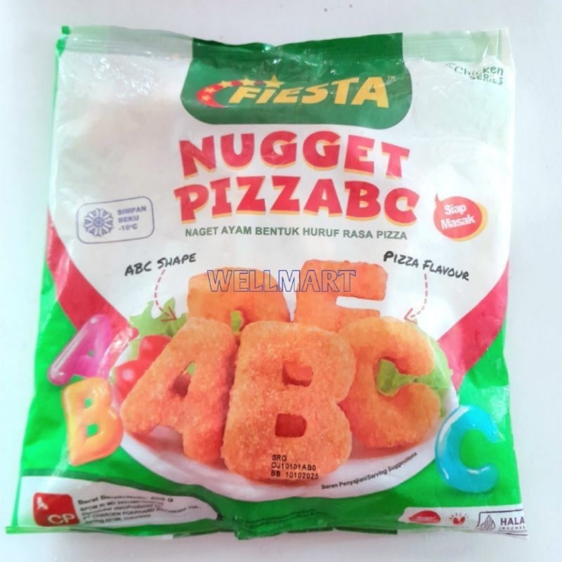 Jual Fiesta Nugget Pizza ABC 400gr Naget Ayam Bentuk Huruf Rasa Pizza ...