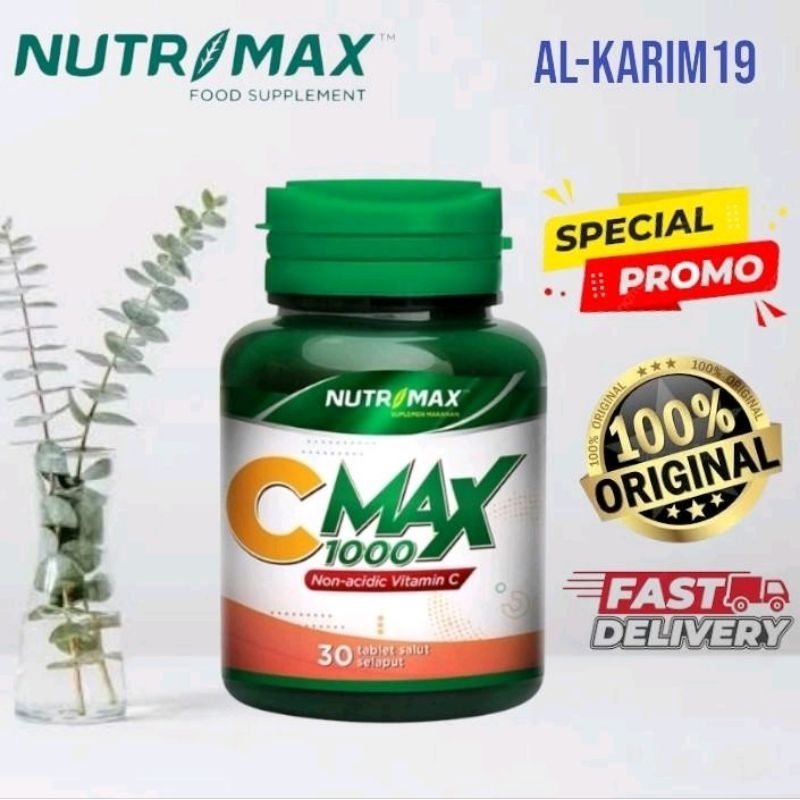 Jual Nutrimax Vitamin C Max 1000 isi 30 Tablet | Shopee Indonesia