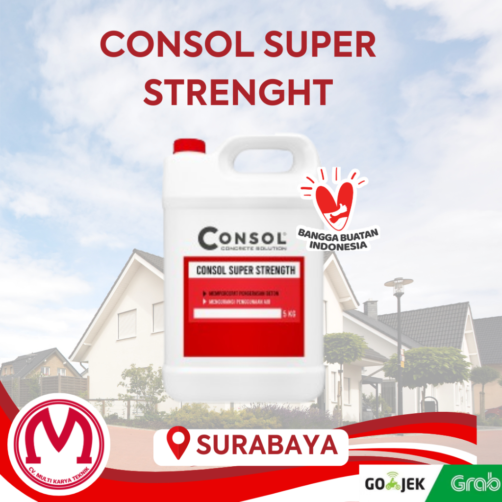 Jual Consol Admix Super Strength Aditif Beton Yang Kedap Air Untuk ...