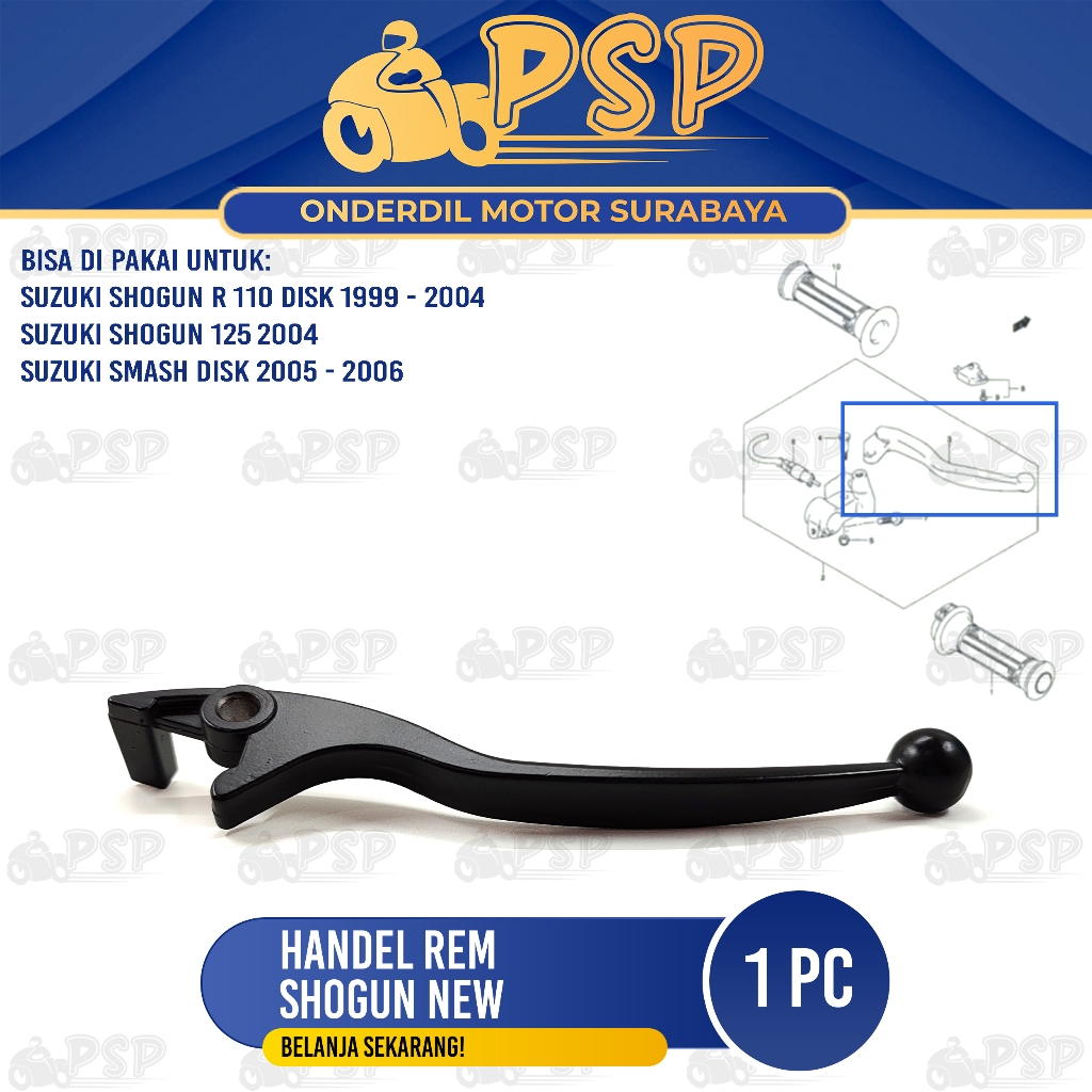 Jual Handel Rem Shogun New (Kanan) - Handle Tuas Pegangan Lever Rem ...