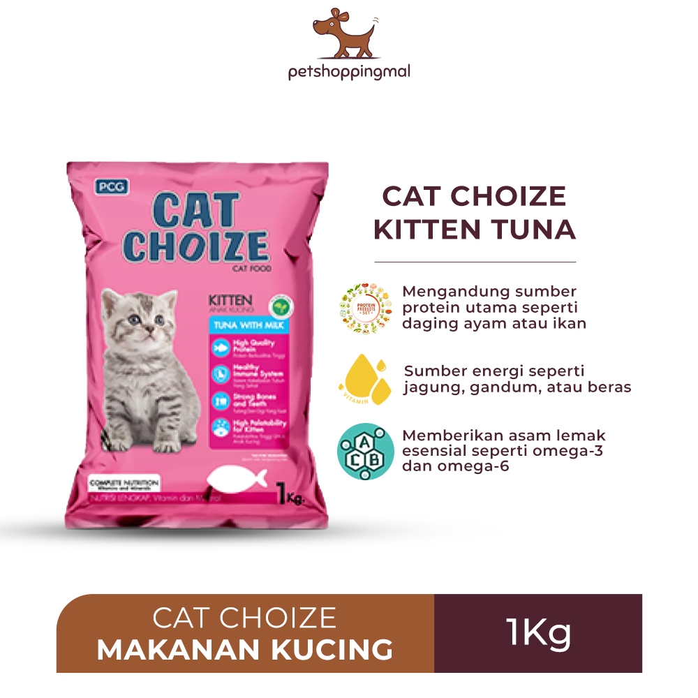 Jual Cat Choize Kitten Food 1kg- Makanan Kucing Anak Nutrisi Lengkap ...
