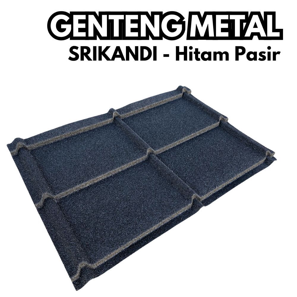 Jual Genteng Metal Minimalis 2x4 Hitam Pasir / Hitam Dop Sakura ...