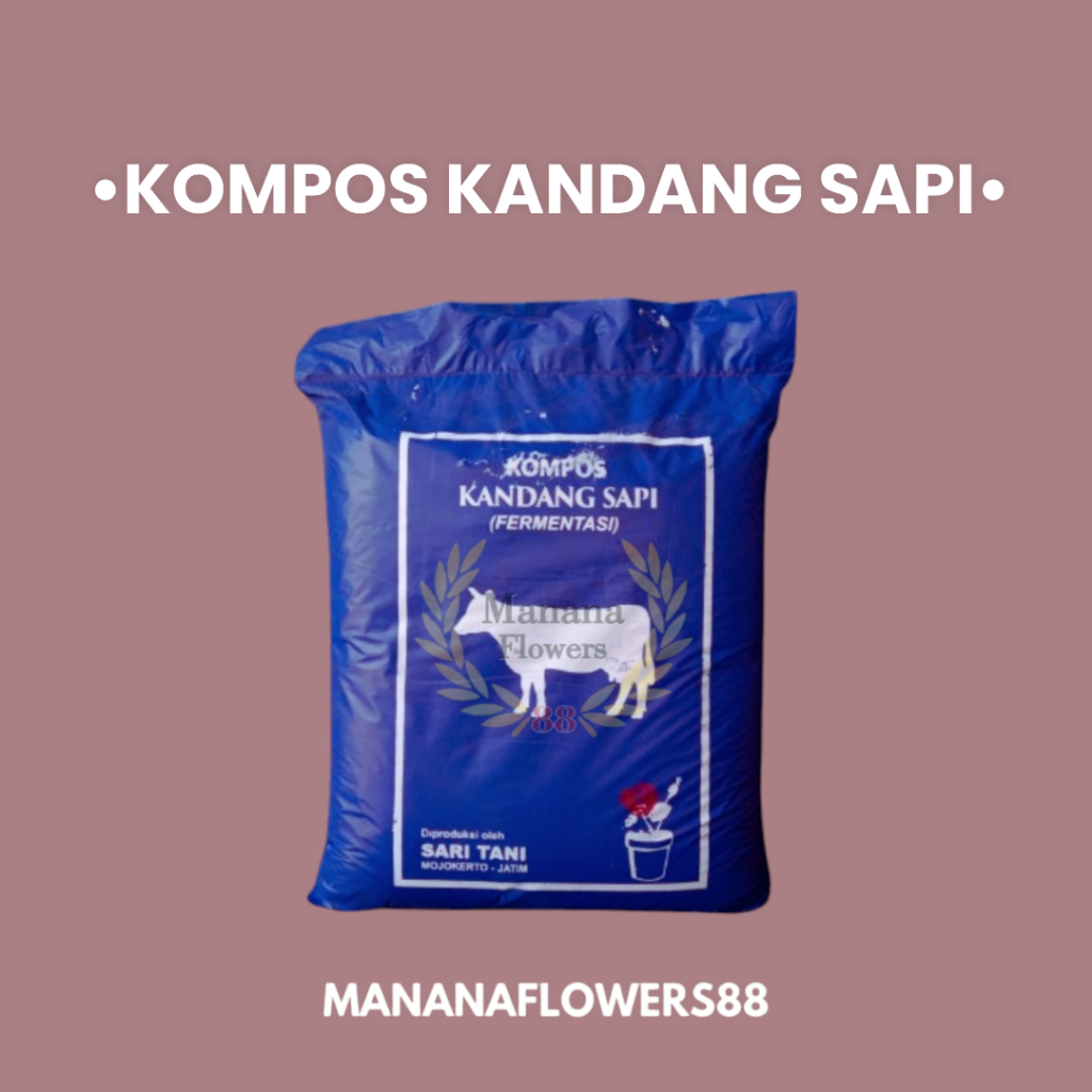 Jual PUPUK ORGANIK SAPI FERMENTASI ±5KG GOSEND/ PUPUK TANAMAN/ PUPUK ...