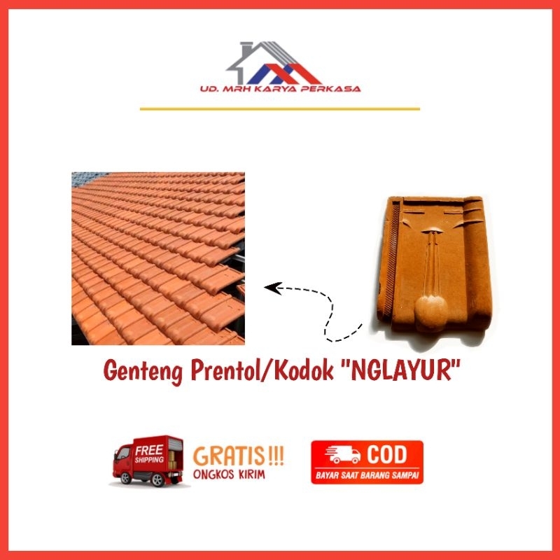 Jual Genteng Prentol/Kodok Nglayur | COD dan Gratis Ongkir Min ...