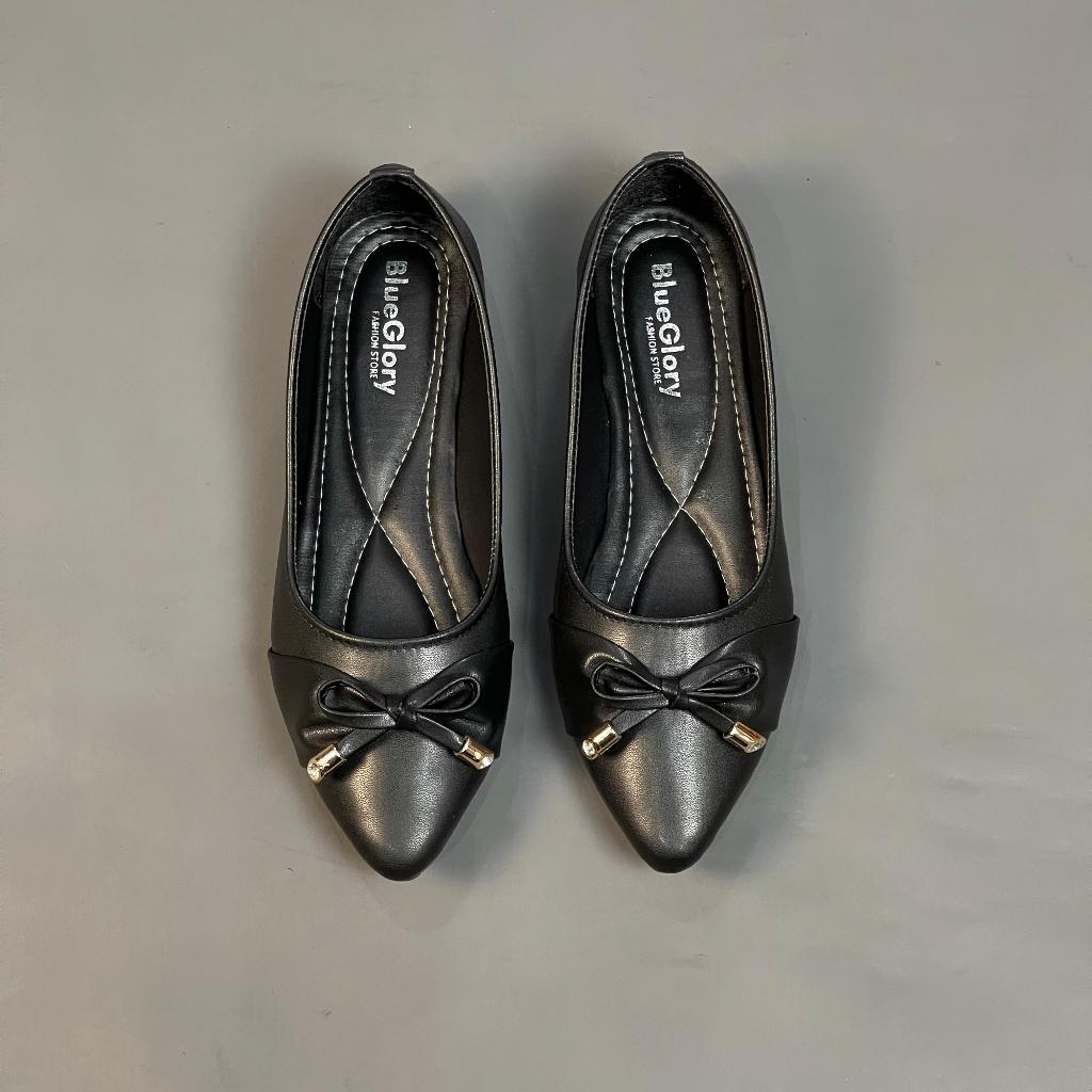 Jual Sepatu Wanita Flatshoes Pita HR45 / Parsha Flatshoes Sol Karet ...