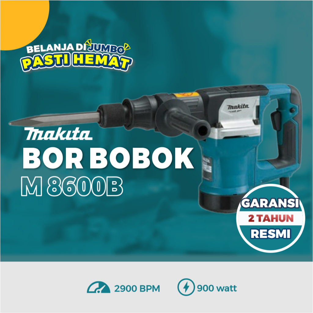 Jual MAKITA M8600B Mesin Bor Penghancur Beton Demolition Hammer | Shopee Indonesia