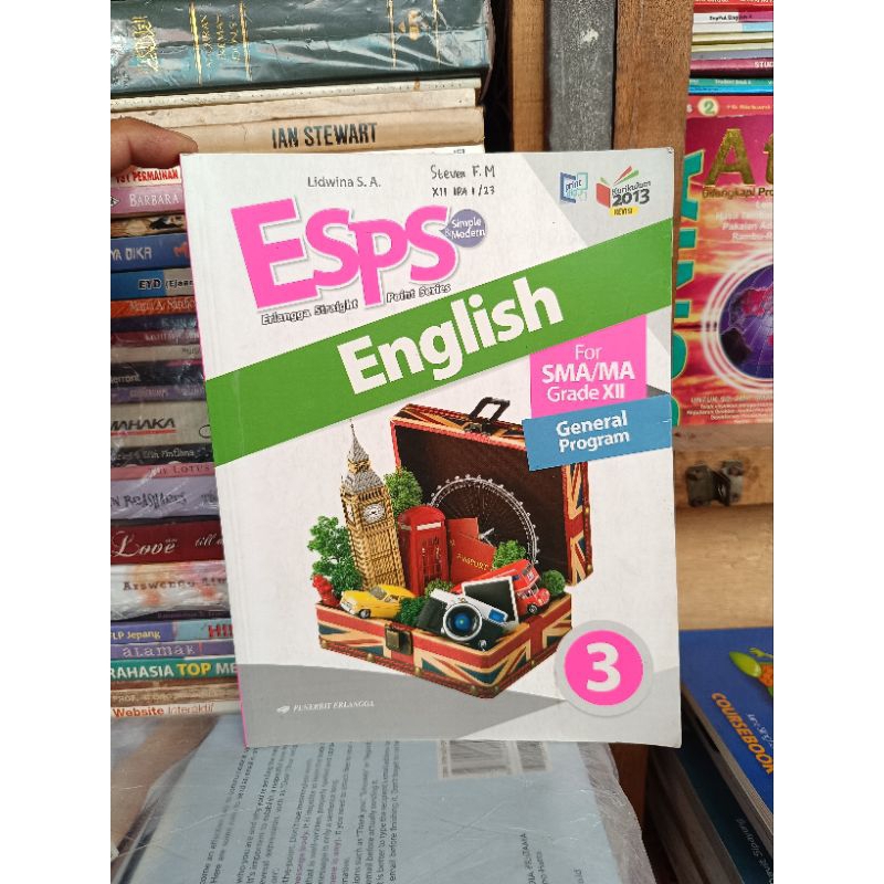 Jual ESPS English. general program. kelas 3 SMA, erlangga | Shopee Indonesia