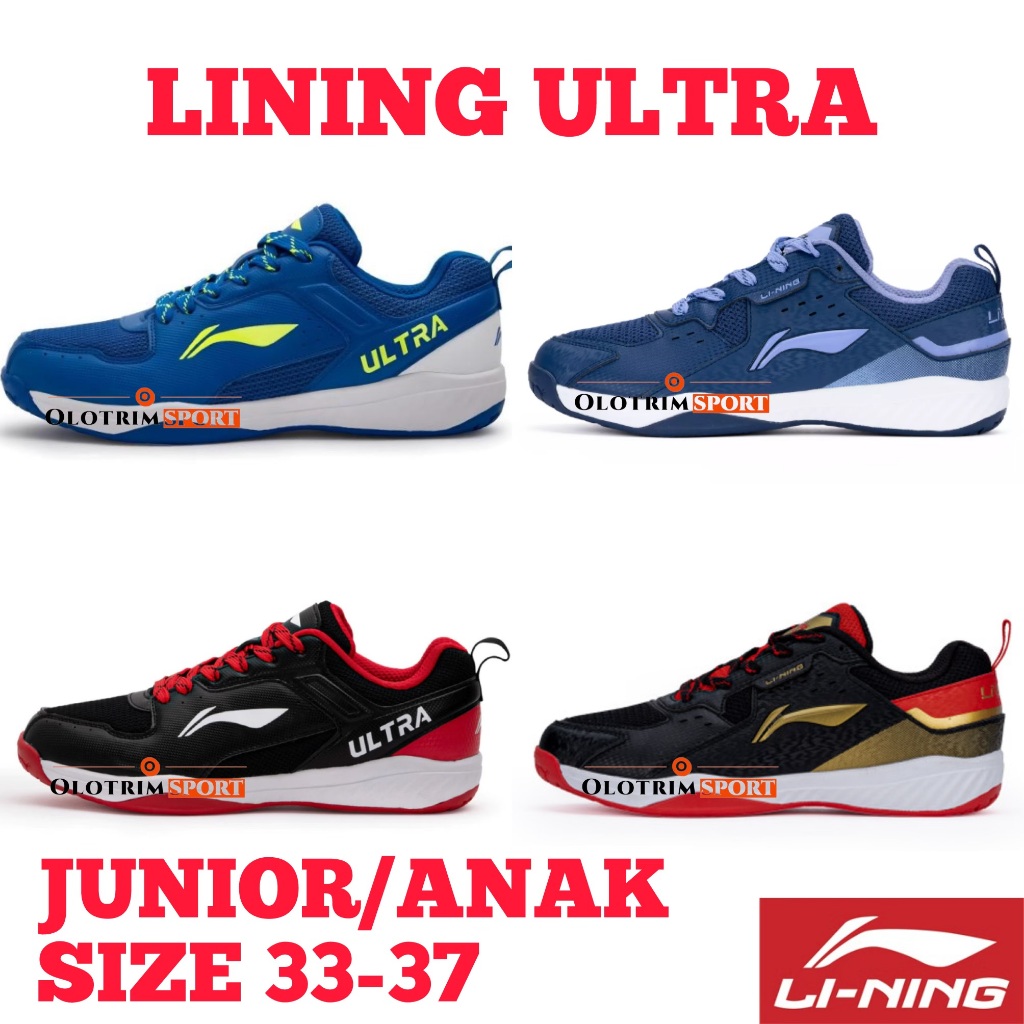 Jual Sepatu Badminton ANAK LINING ULTRA SPEED FORCE Junior JR Original ...