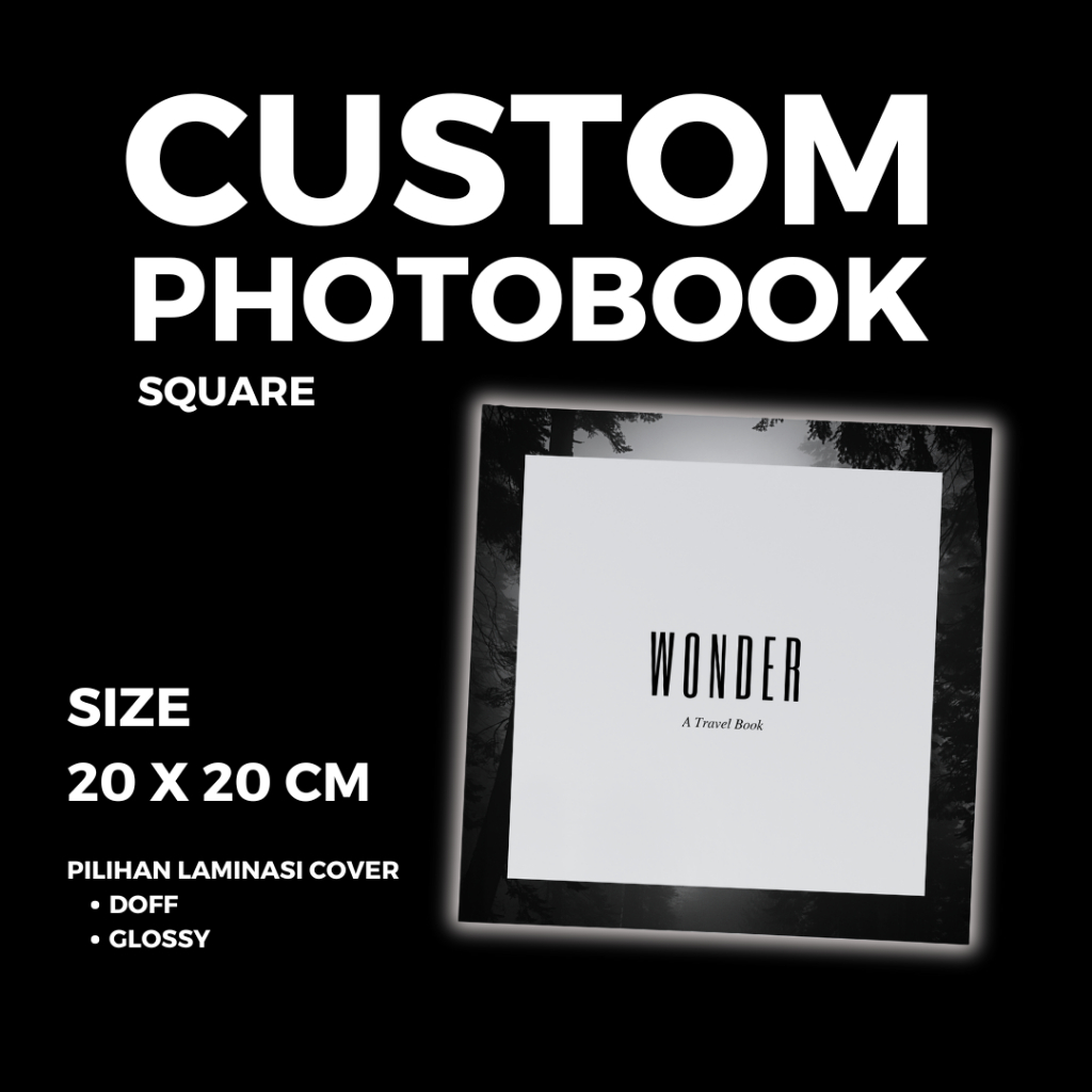Jual [20x20] Photobook 20x20 cm Photobook Hardcover Kotak Album Foto ...