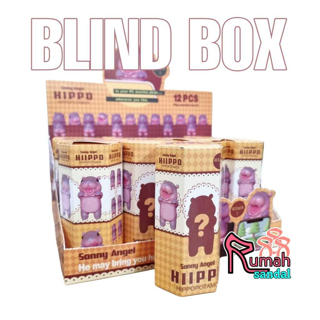 Jual BLIND BOX MOO DENG HIPPO HIPPERS - DECORATIVE MINI FIGURE TEMPELAN ...