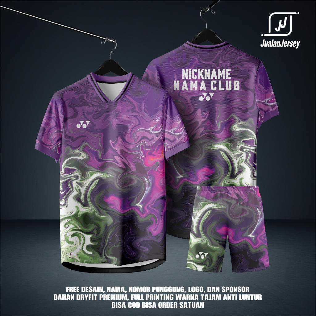Jual JERSEY BAJU BADMINTON BULUTANGKIS CUSTOM FREE CUSTOM DESIGN- NAMA-CLUB | Shopee Indonesia