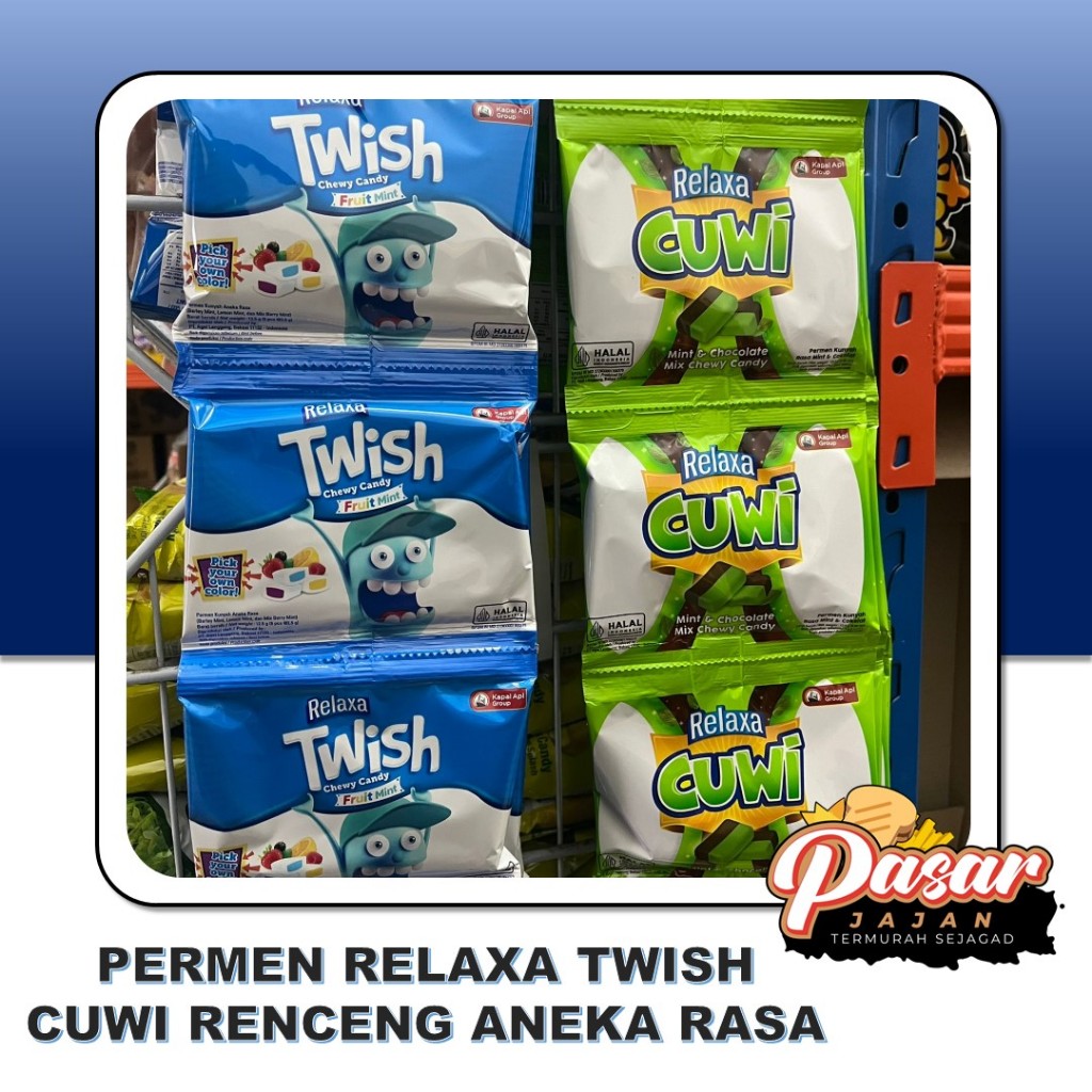 Jual Permen Relaxa Twish Cuwi Renceng Isi 12,5gr x 10pcs | Shopee Indonesia