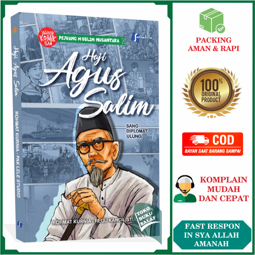 Jual Komik Haji Agus Salim Sang Diplomat Ulung ORIGINAL Buku Anak ...