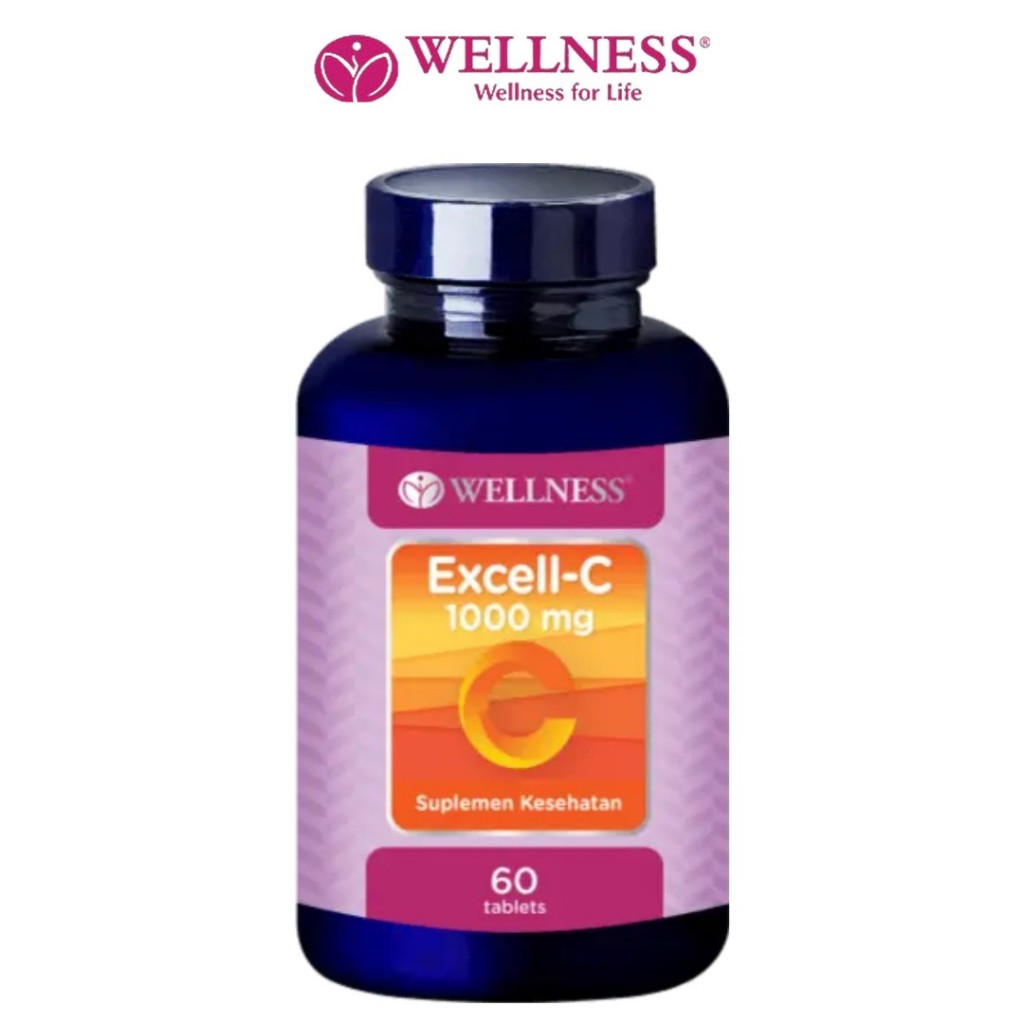 Jual Wellness Excell-C 500MG 60 Tablets Vitamin Original Vit | Shopee ...