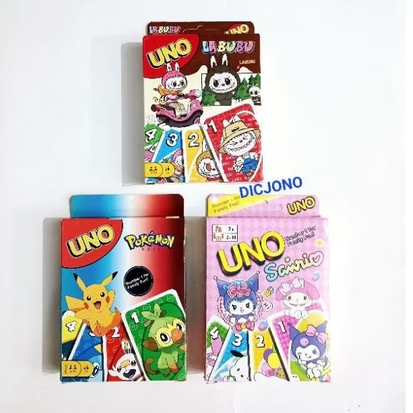 Jual Mainan Kartu Permainan Board Game Karakter Labubu ,Sanrio ...