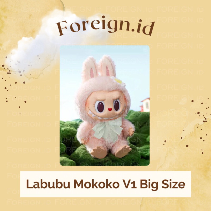 Jual Labubu Mokoko V1 Big Size Close to sweet Doll | Shopee Indonesia