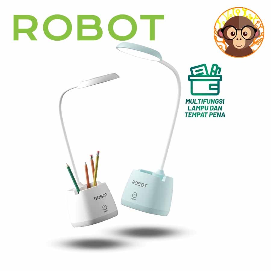 Jual Lampu Meja Robot RT-DL02 Untuk Belajar Fleksibel Rechargeable ...