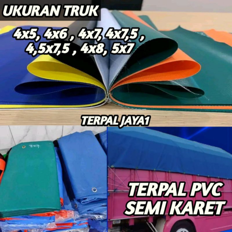 Jual terpal truk colt diesel terpalulin pvc semi karet 4x5 4x6 4x7 4x7 ...