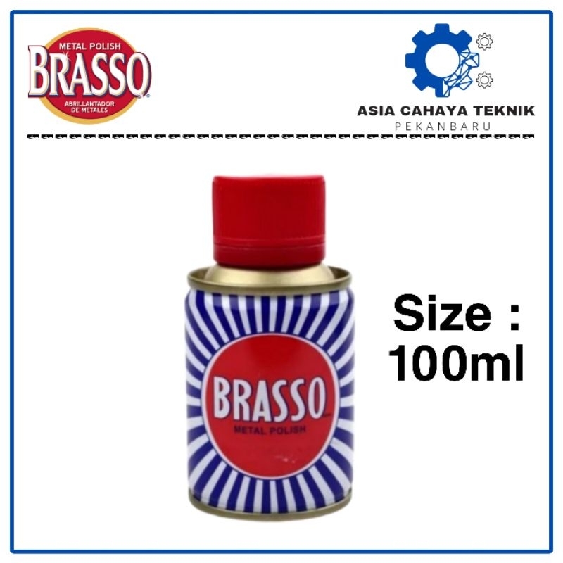 Jual Brasso Metal Polish Pengkilap Logam Braso 100 Ml Shopee Indonesia