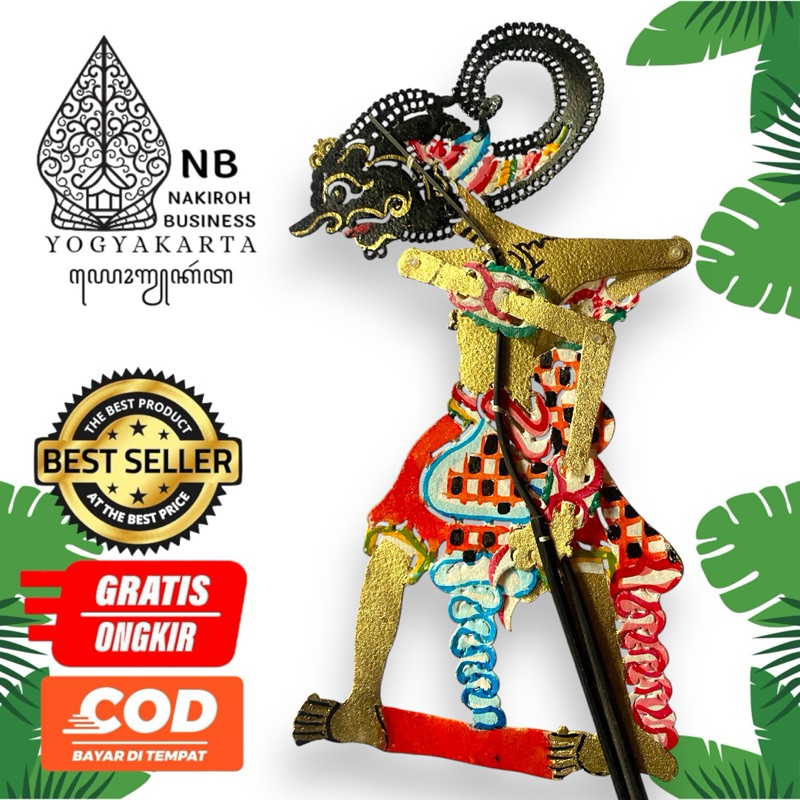 Jual NAKIROHBUSINESS Wayang kulit sapi tebal Werkudara Bima Bratasena ...