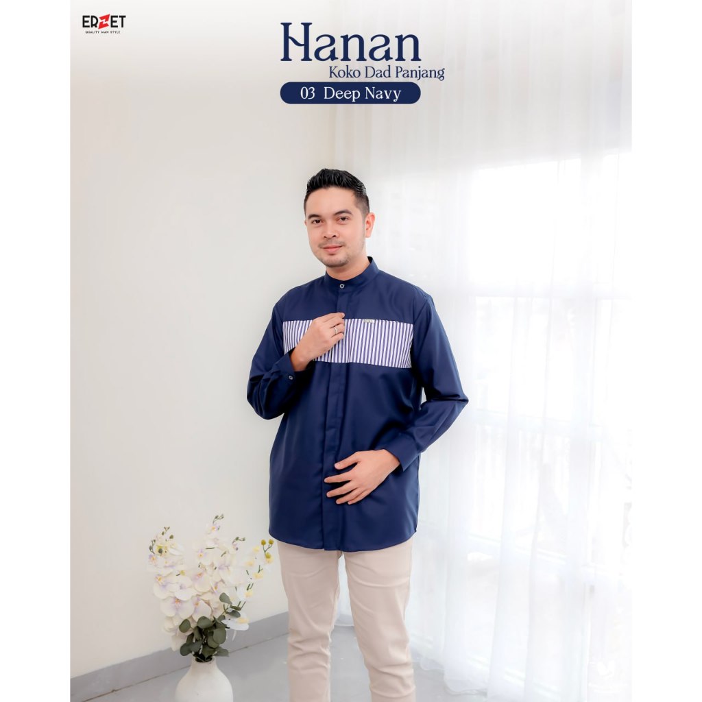 Jual Etuzi ERZET Hanan Hania Family Series - Koko Dad Lengan panjang ...