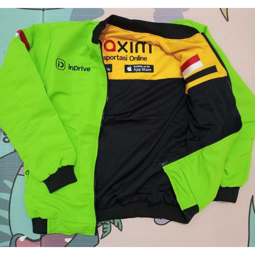 Jual JAKET MAXIM DAN INDRIVE/INDRIVER BISA DIPAKE BOLAK BALIK KEREN ...