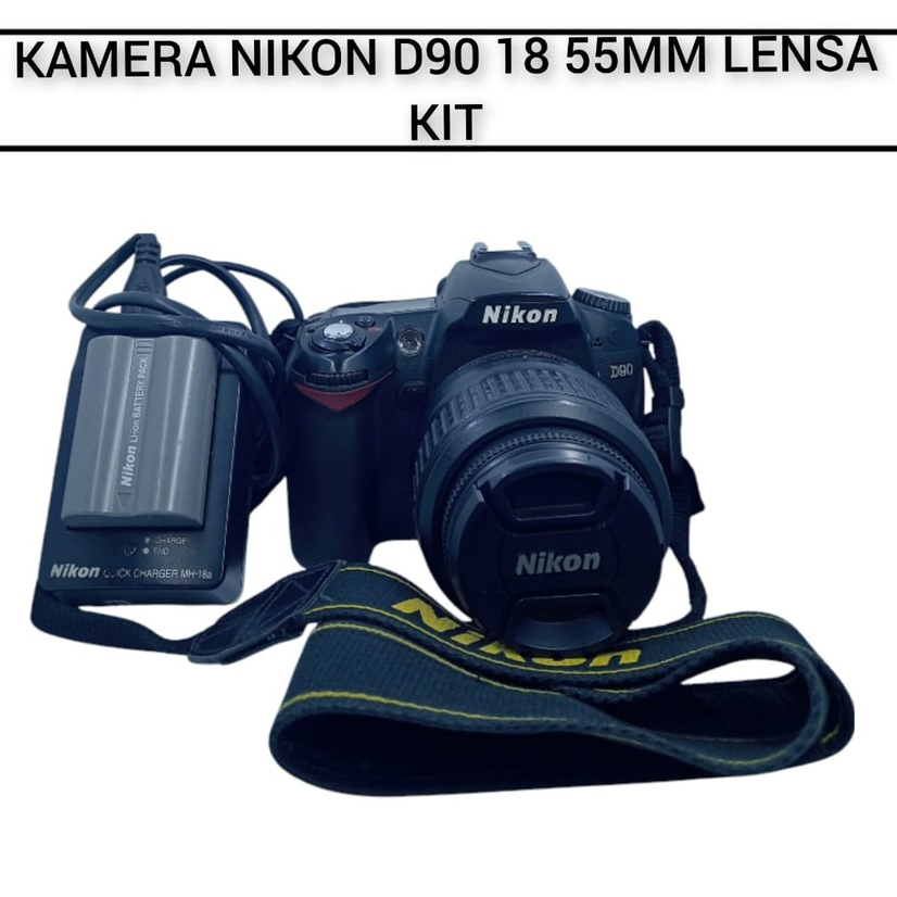 Jual KAMERA NIKON D90 LENSA 18 55MM Garansi | Shopee Indonesia