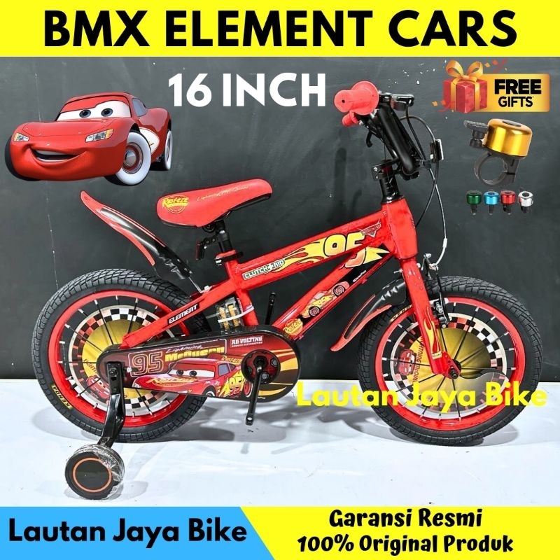 Jual Sepeda Anak Laki-Laki 18 BMX Element Cars terbaru | Shopee Indonesia